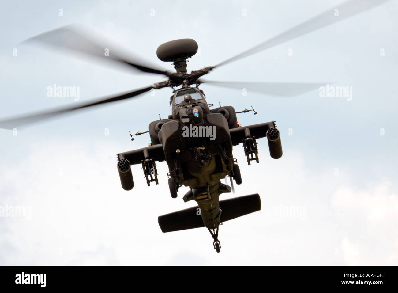 Blue Eagles Apache aerial display at Biggin Hill Airshow Stock Photo ...