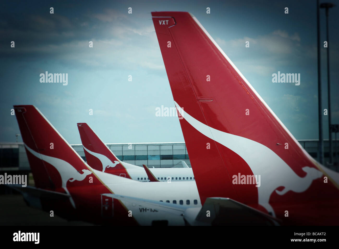 Qantas airplanes hi-res stock photography and images - Alamy