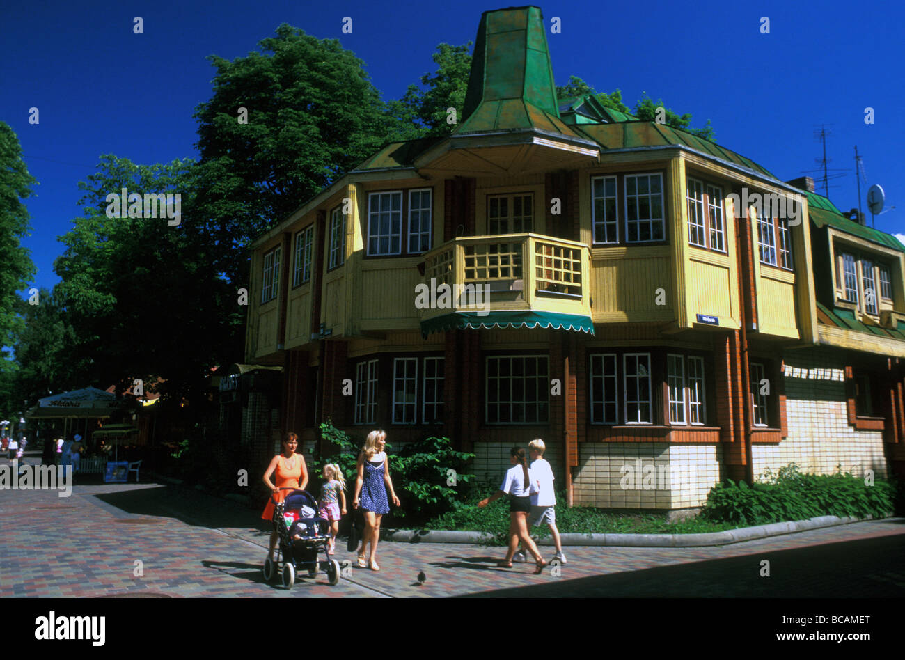 jomas mall majori beach jurmala riga latvia Stock Photo - Alamy
