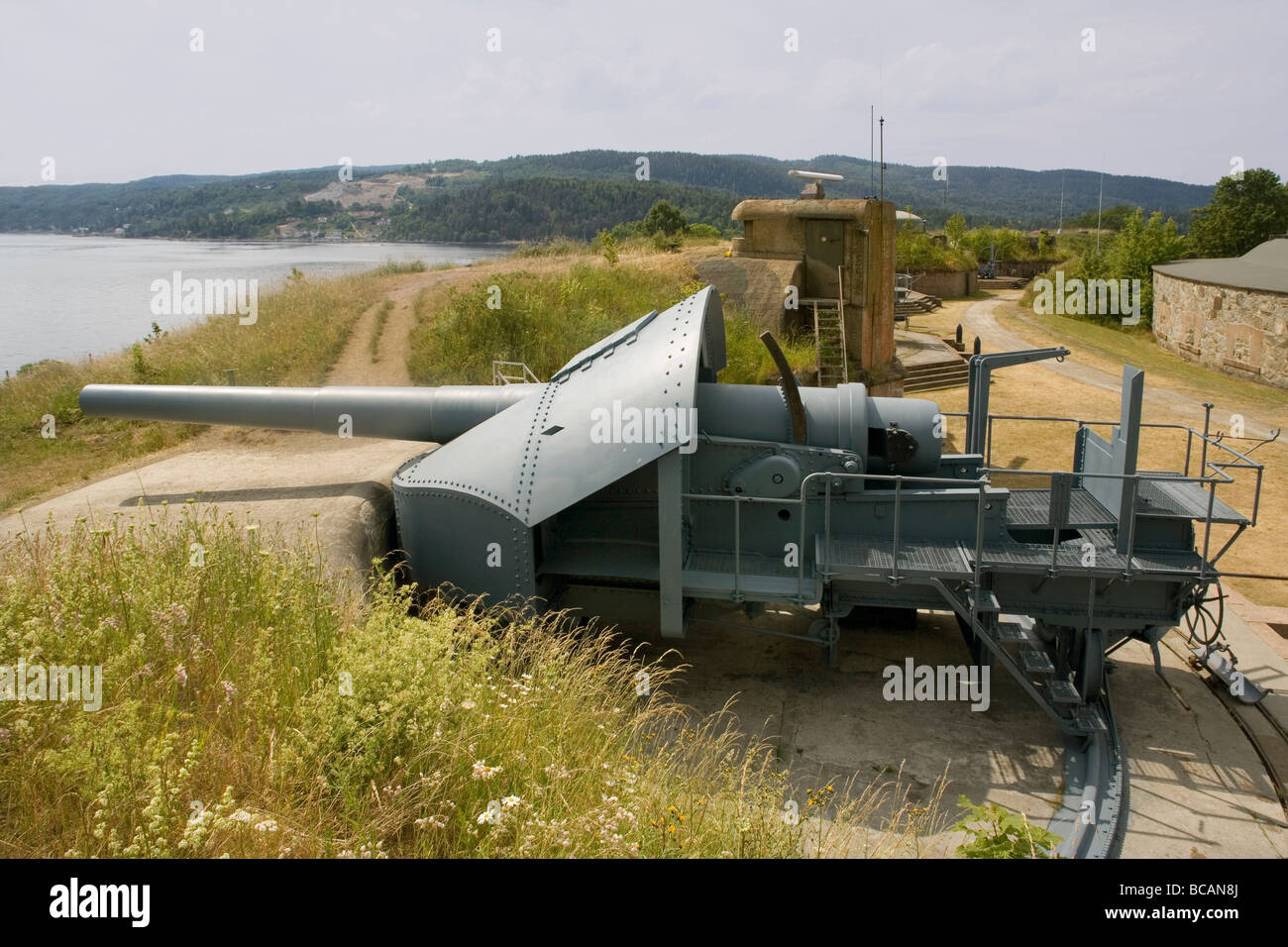 Norway Oslofjord Drøbak Oscarsborg fort main battery Stock Photo - Alamy