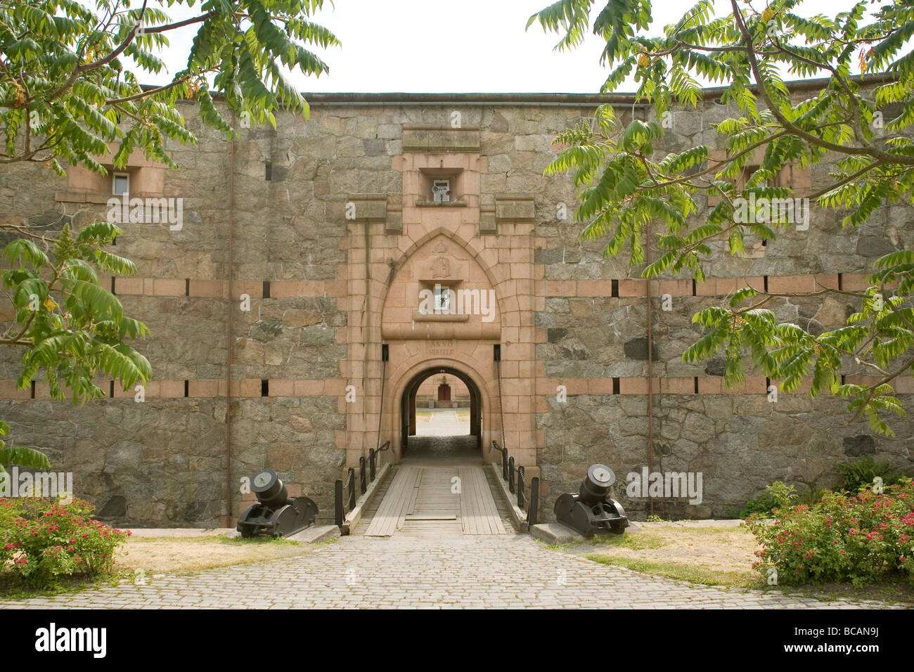 Norway Oslofjord Drøbak Oscarsborg fort main entrance Stock Photo - Alamy