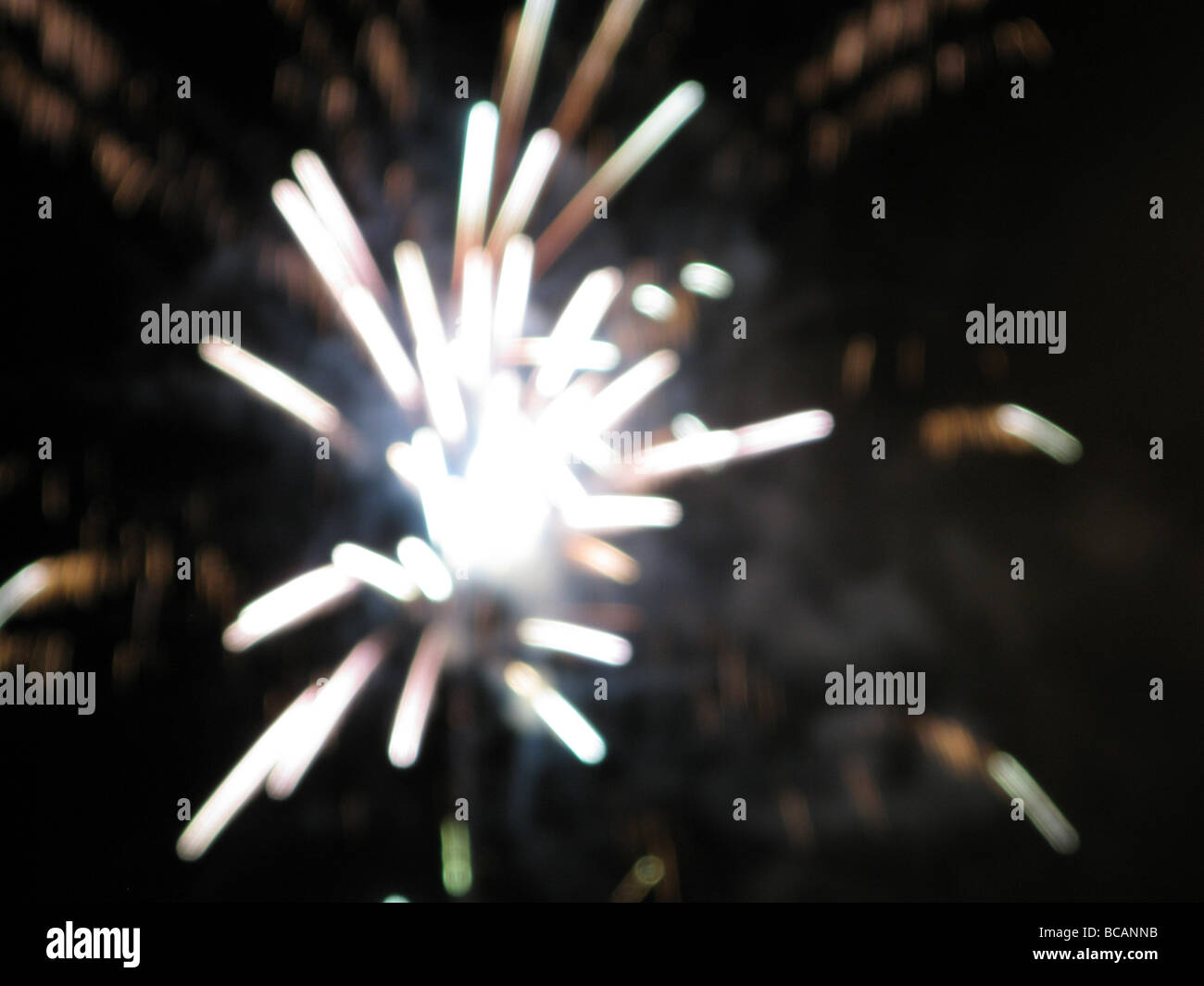 big fireworks display in night sky Stock Photo - Alamy