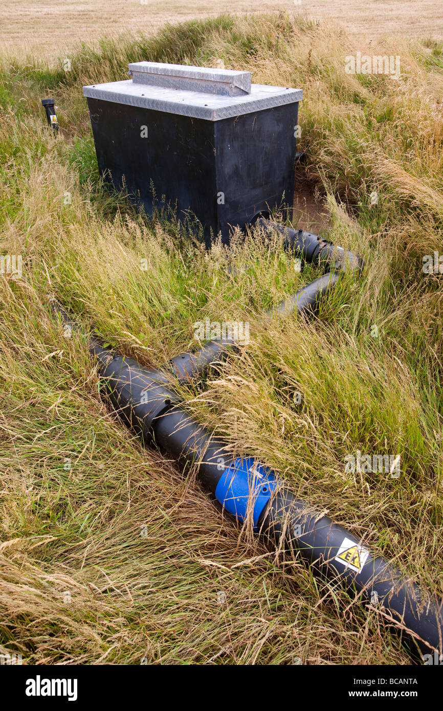 An old rubbish tip on Walney Island in Cumbria where the methane ...