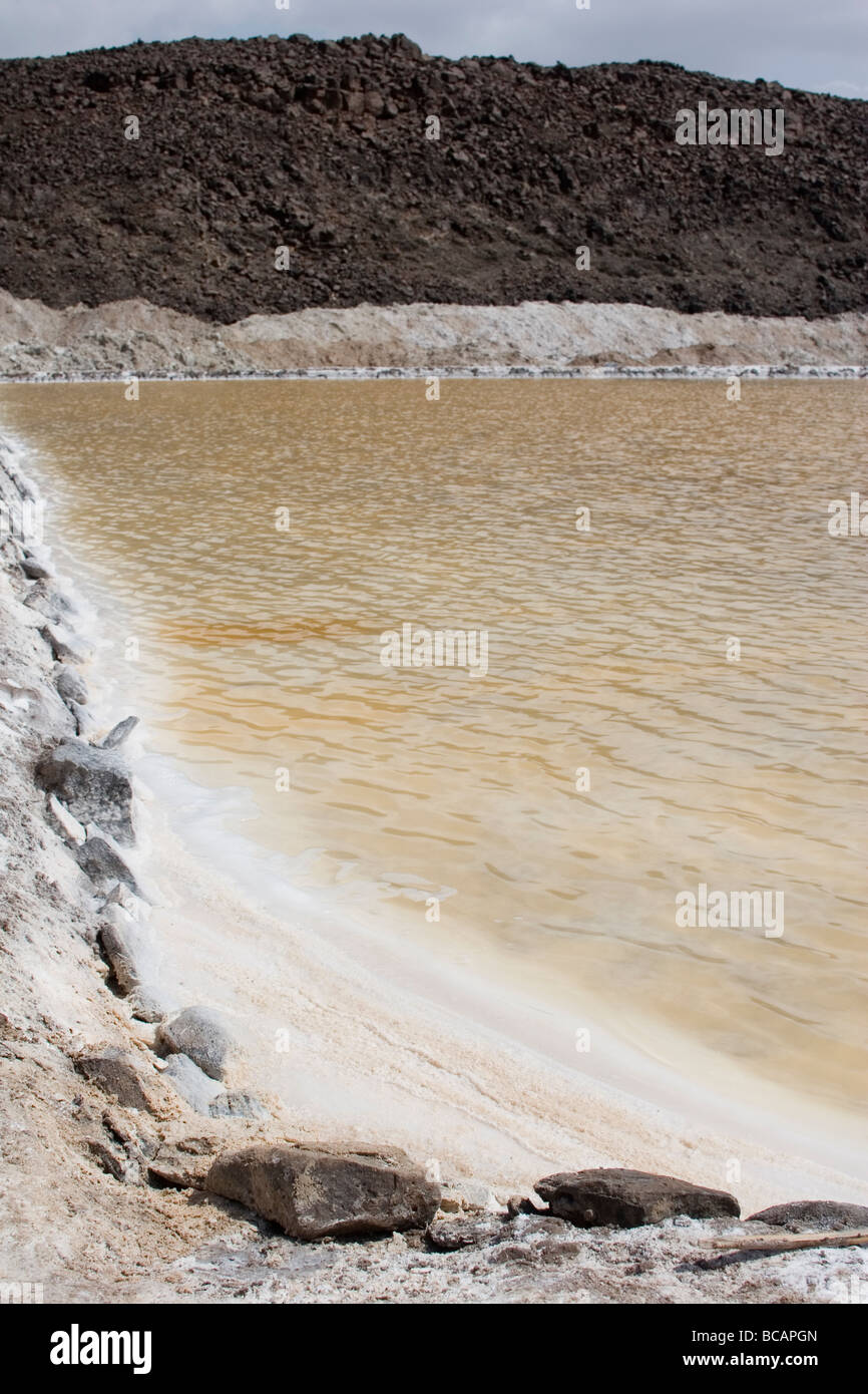 Elidar, Afar region, salt flats near Eritrean border in Ethiopia Stock ...