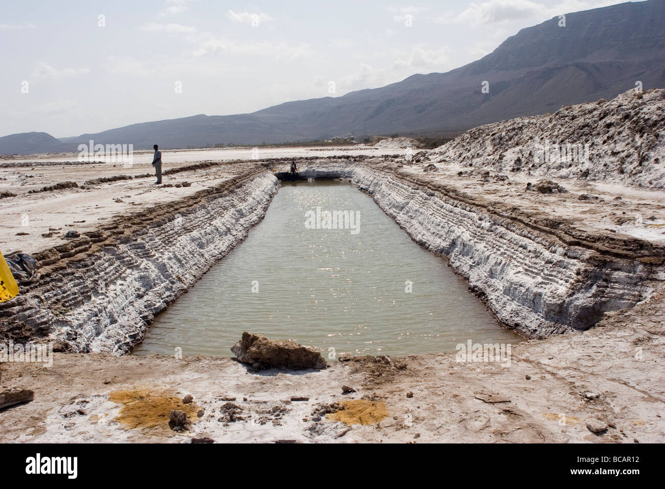 Elidar, Afar region, salt flats near Eritrean border in Ethiopia Stock ...