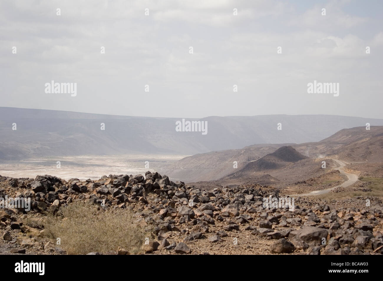 Elidar, Afar region, salt flats near Eritrean border in Ethiopia Stock ...