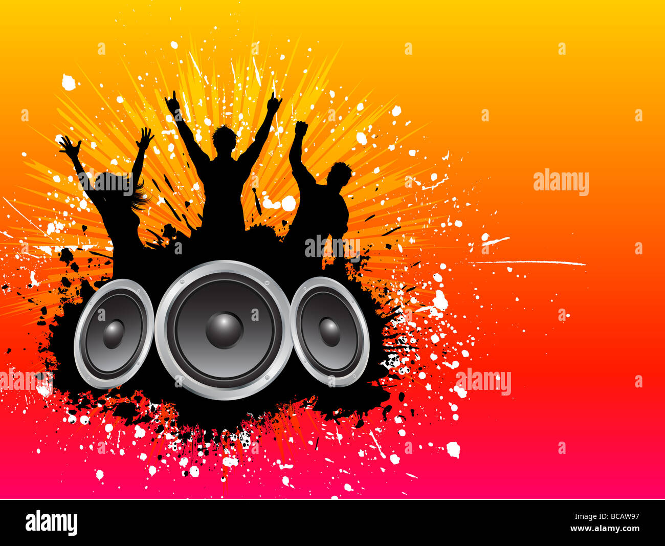 Abstract grunge music background Stock Photo - Alamy