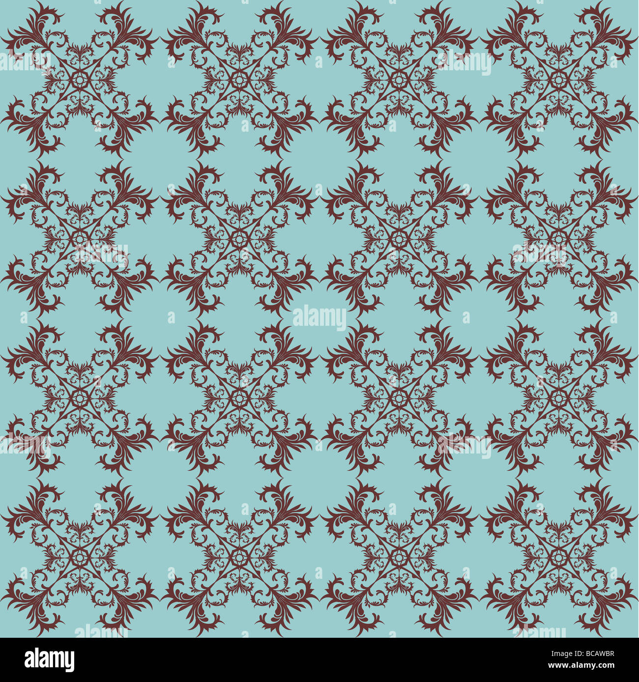 Retro styled seamless tile wallpaper design Stock Photo - Alamy