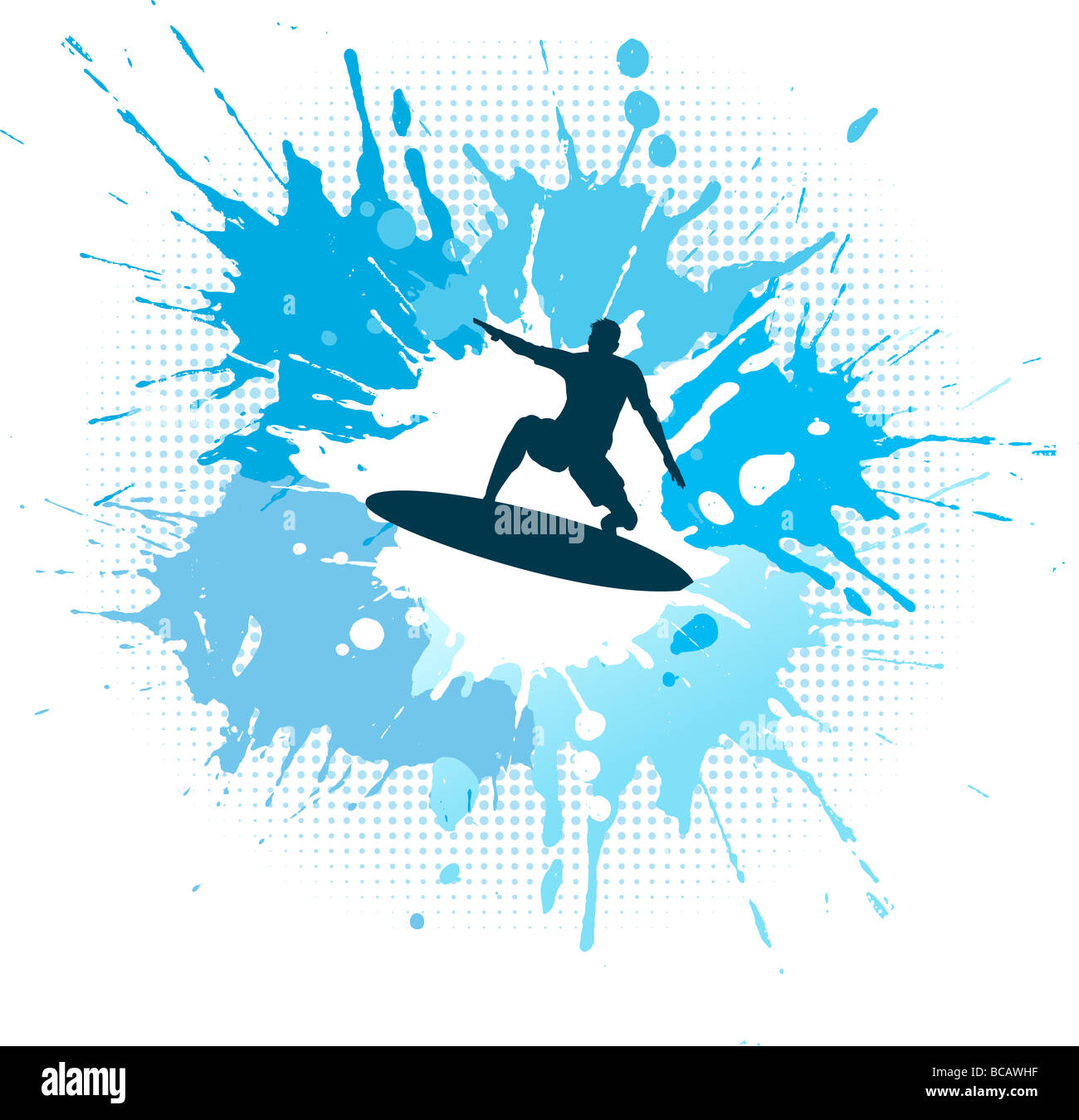 Splash silhouette hi-res stock photography and images - Alamy