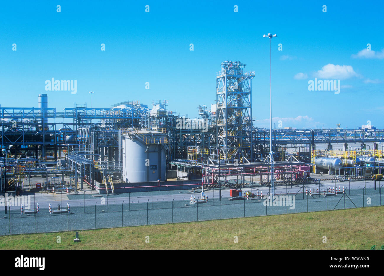 A gas processing plant at Barrow in Furness that takes gas from the ...