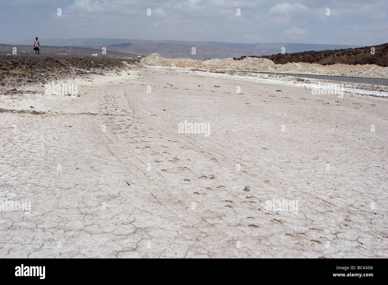 Elidar, Afar region, salt flats near Eritrean border in Ethiopia Stock ...