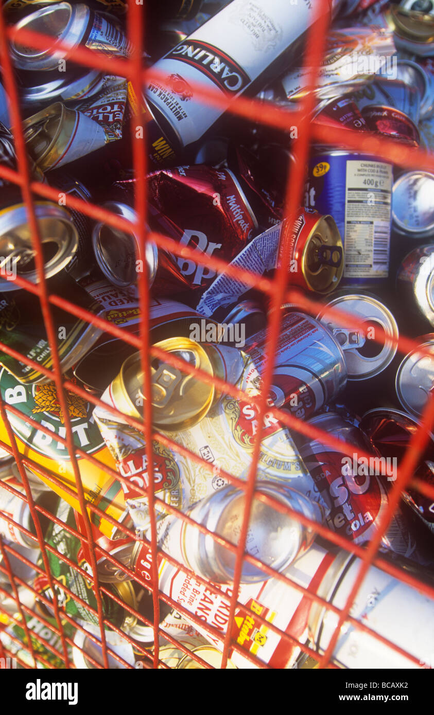 A recycling can bank UK Stock Photo - Alamy
