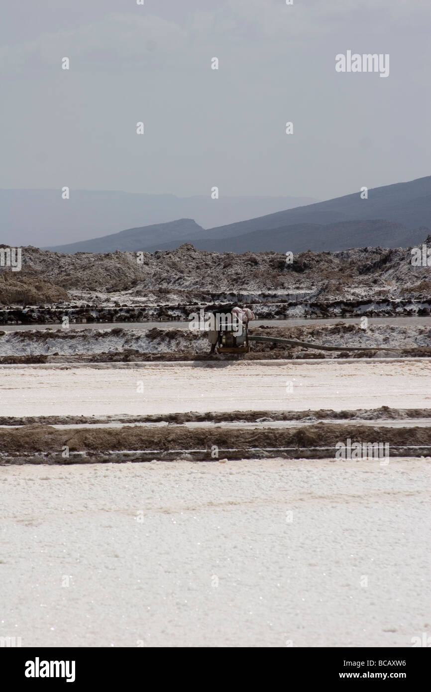 Elidar, Afar region, salt flats near Eritrean border in Ethiopia Stock ...