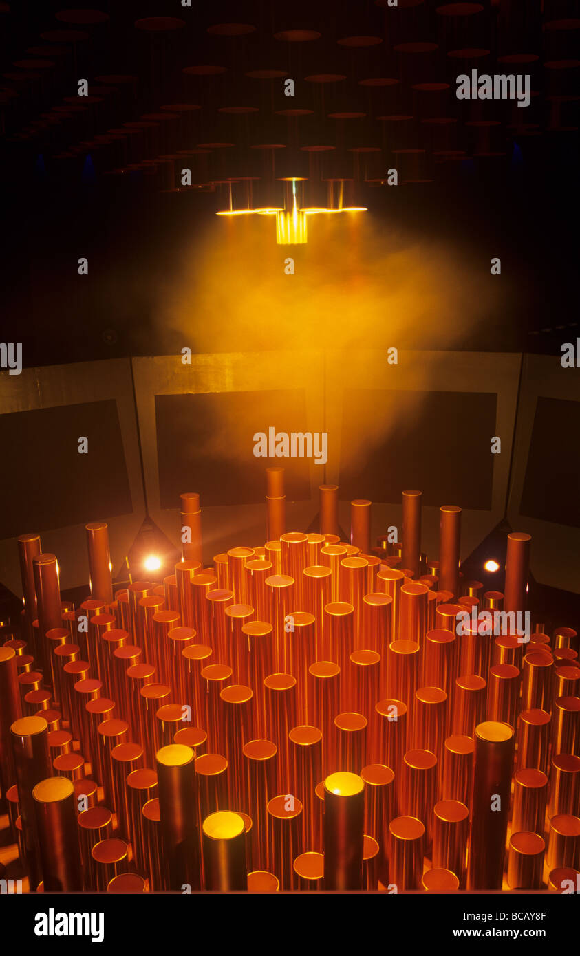 A mockup of a nuclear reactor at the Sellafield visitor centre at ...