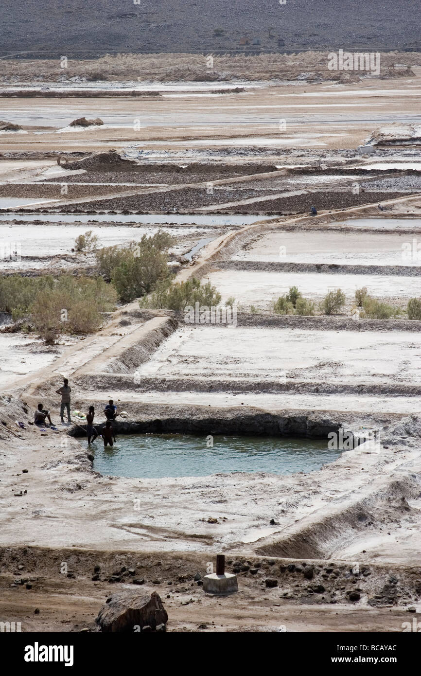 Elidar, Afar region, salt flats near Eritrean border in Ethiopia Stock ...
