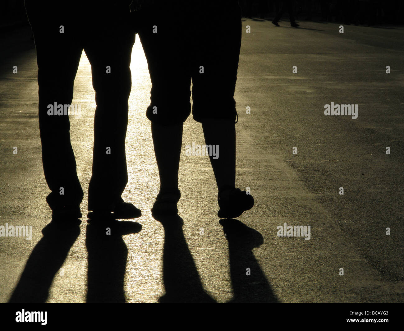 people walking in street road in city town Stock Photo - Alamy