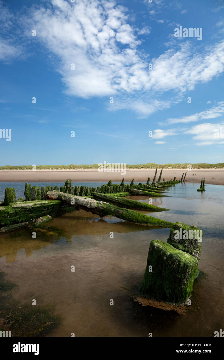 Shipwreck, Sefton Coast, UK Stock Photo - Alamy