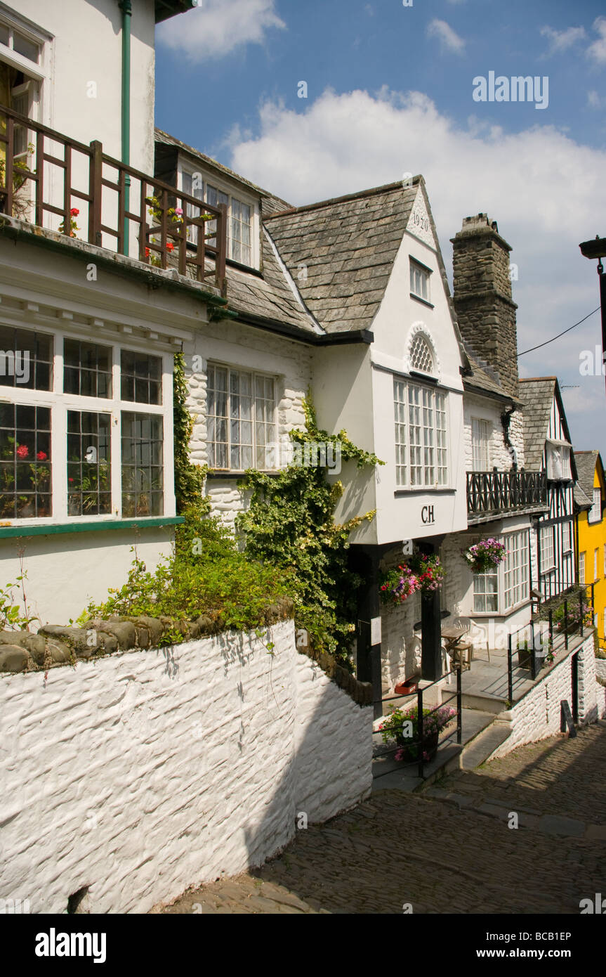Street Scene Clovelly North Devon England Stock Photo - Alamy