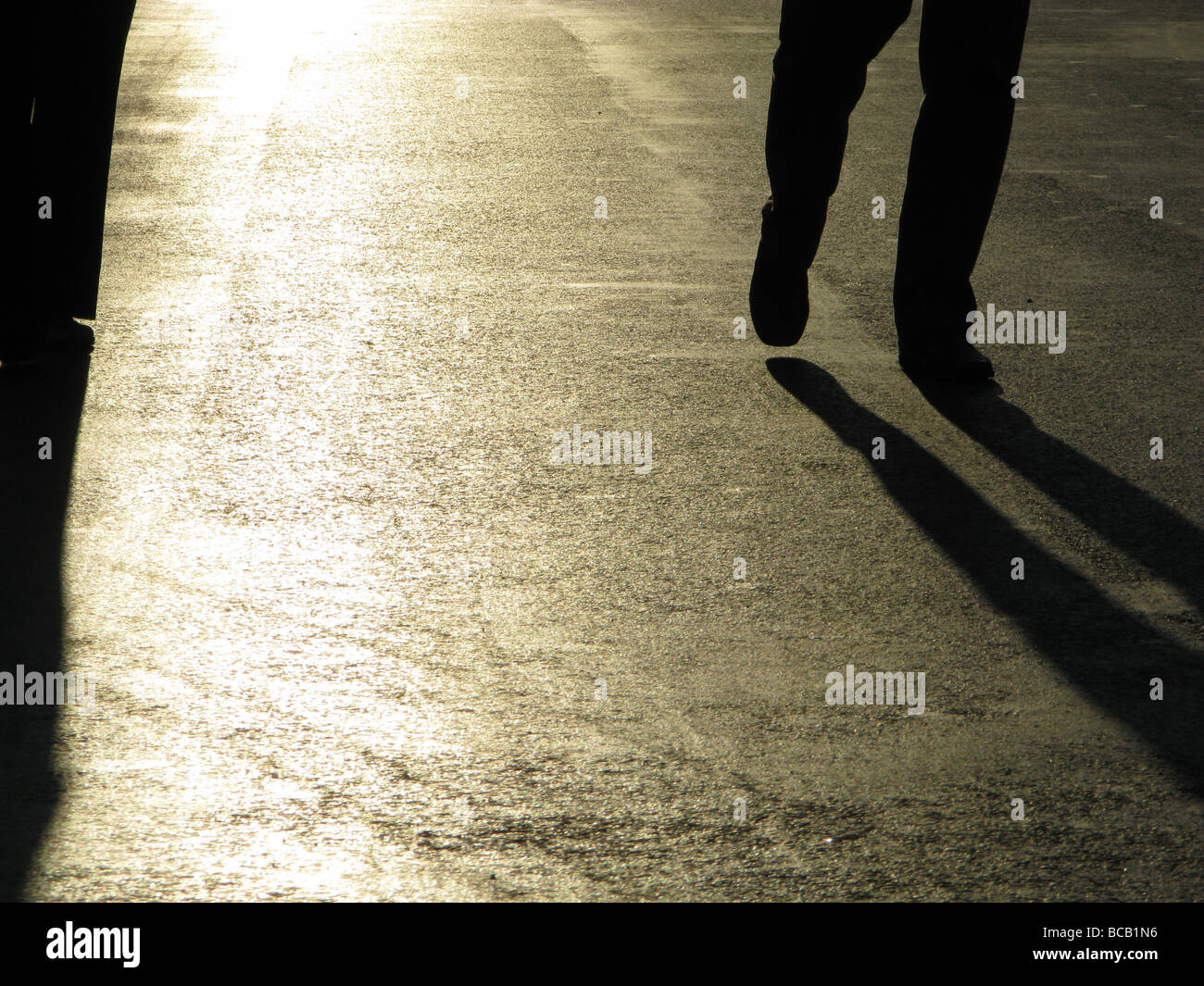 people walking in street road in city town Stock Photo - Alamy