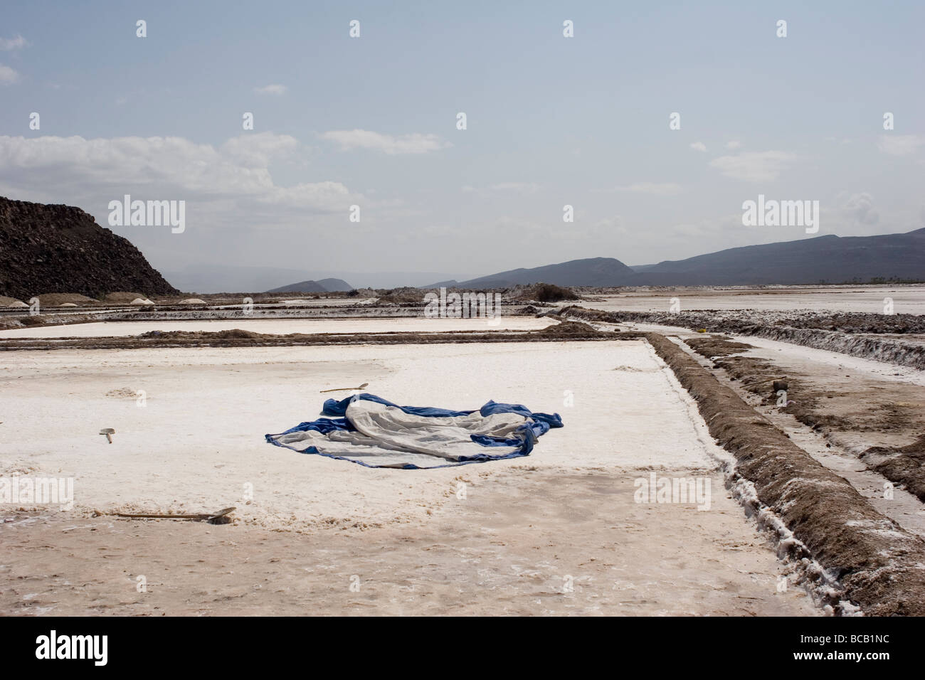 Elidar, Afar region, salt flats near Eritrean border in Ethiopia Stock ...