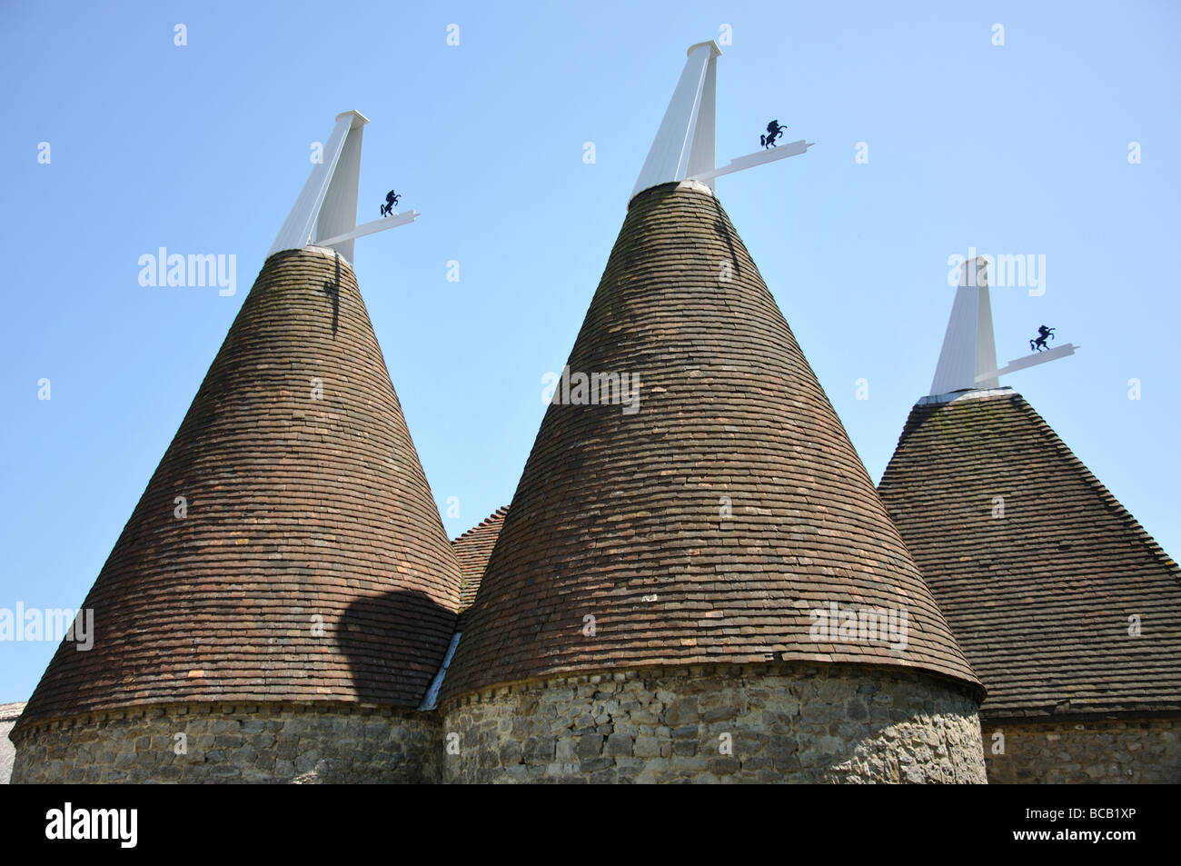 Oast House, Museum of Kent Life, Sandling, Maidstone, Kent, England ...