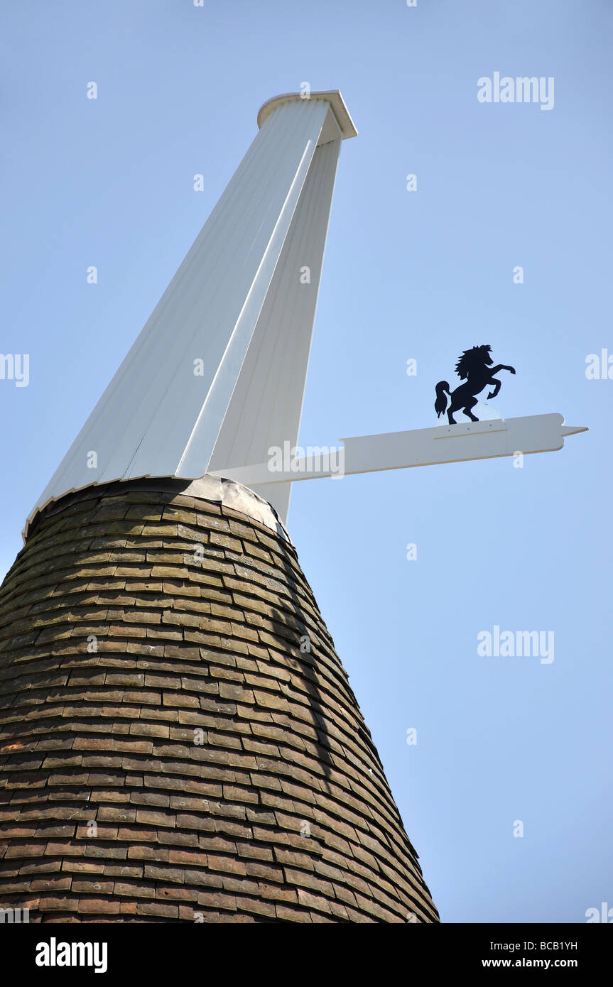 Oast house, Museum of Kent Life, Sandling, Kent, England, United ...