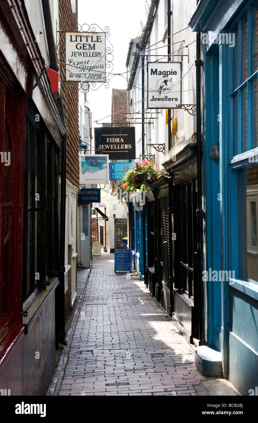 the lanes brighton Stock Photo - Alamy