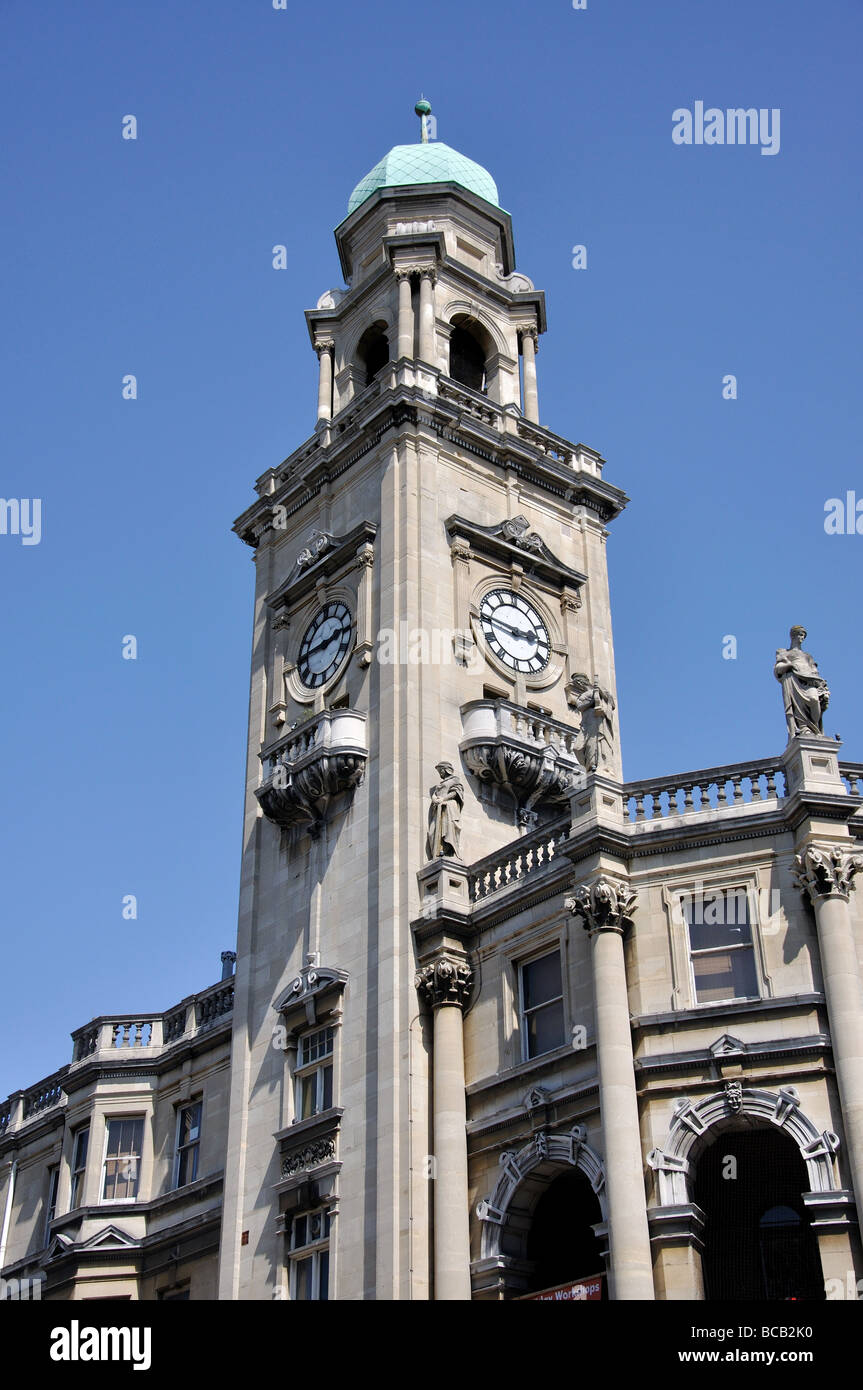 Clock Tower, The Brook Theatre, The Brook, Chatham, Kent, England ...