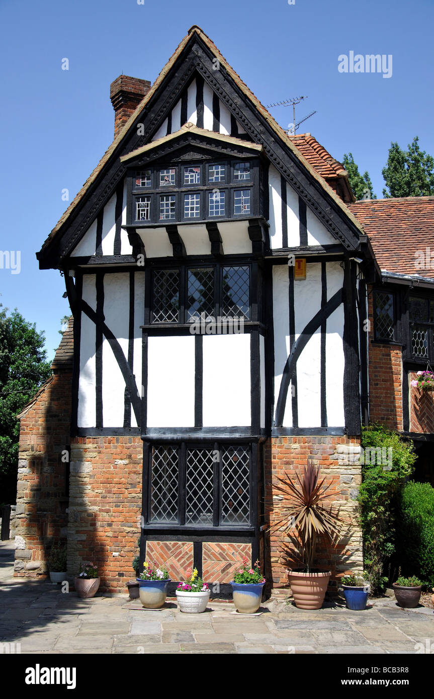 Timbered Tudor house, Chatham, Kent, England, United Kingdom Stock ...