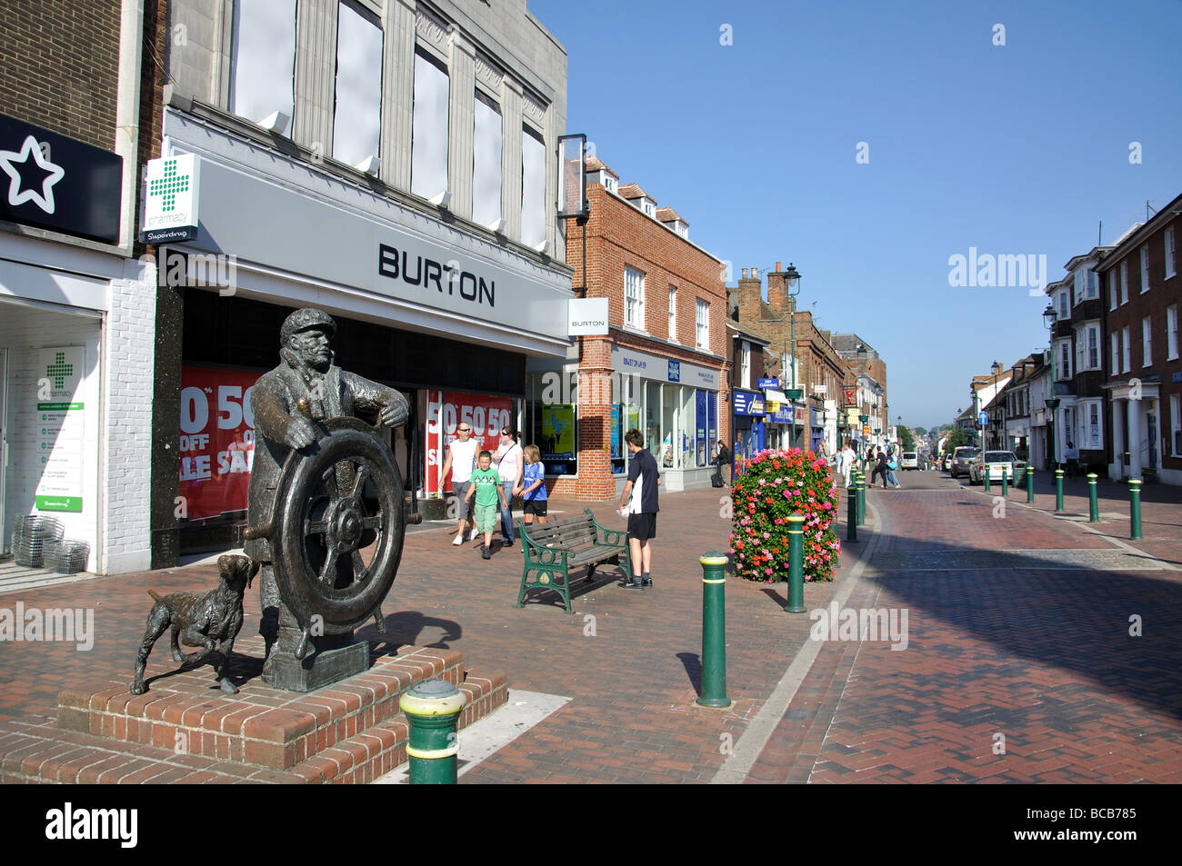 High Street, Sittingbourne, Kent, England, United Kingdom Stock Photo ...