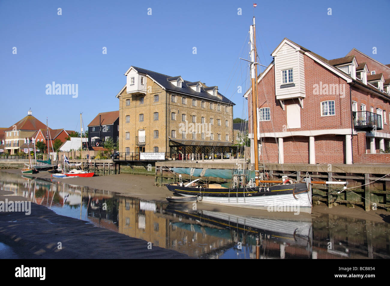 Faversham Creek, Faversham, Kent, England, United Kingdom Stock Photo ...