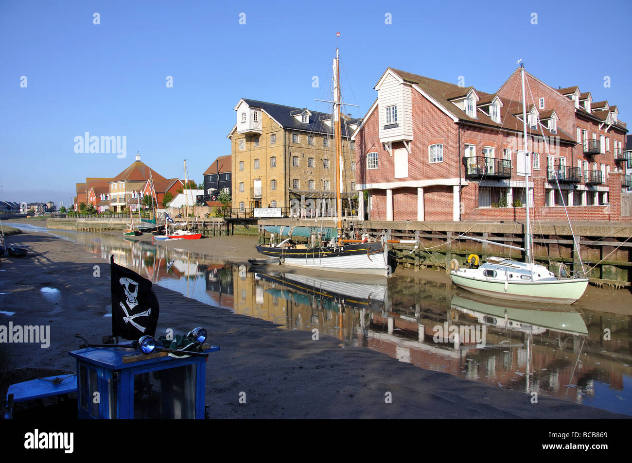 Faversham Creek, Faversham, Kent, England, United Kingdom Stock Photo ...
