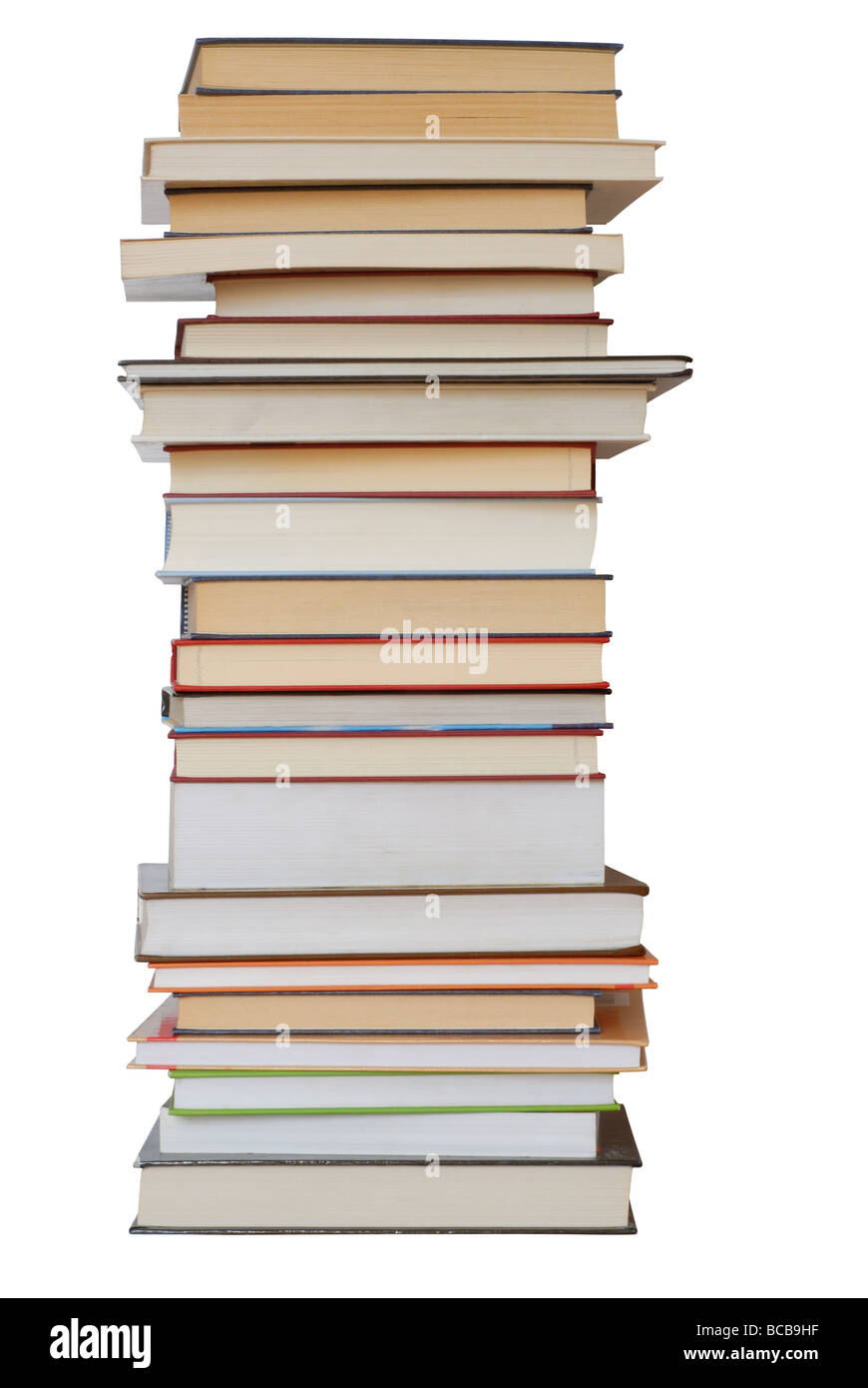 Pile text books school hi-res stock photography and images - Alamy