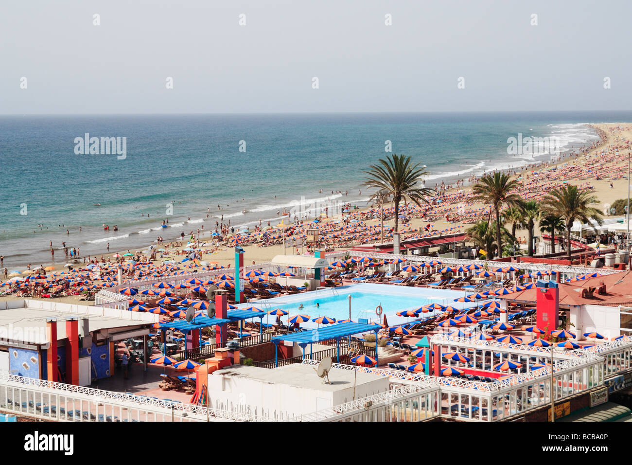 Playa del ingles beach in gran canaria hi-res stock photography and ...