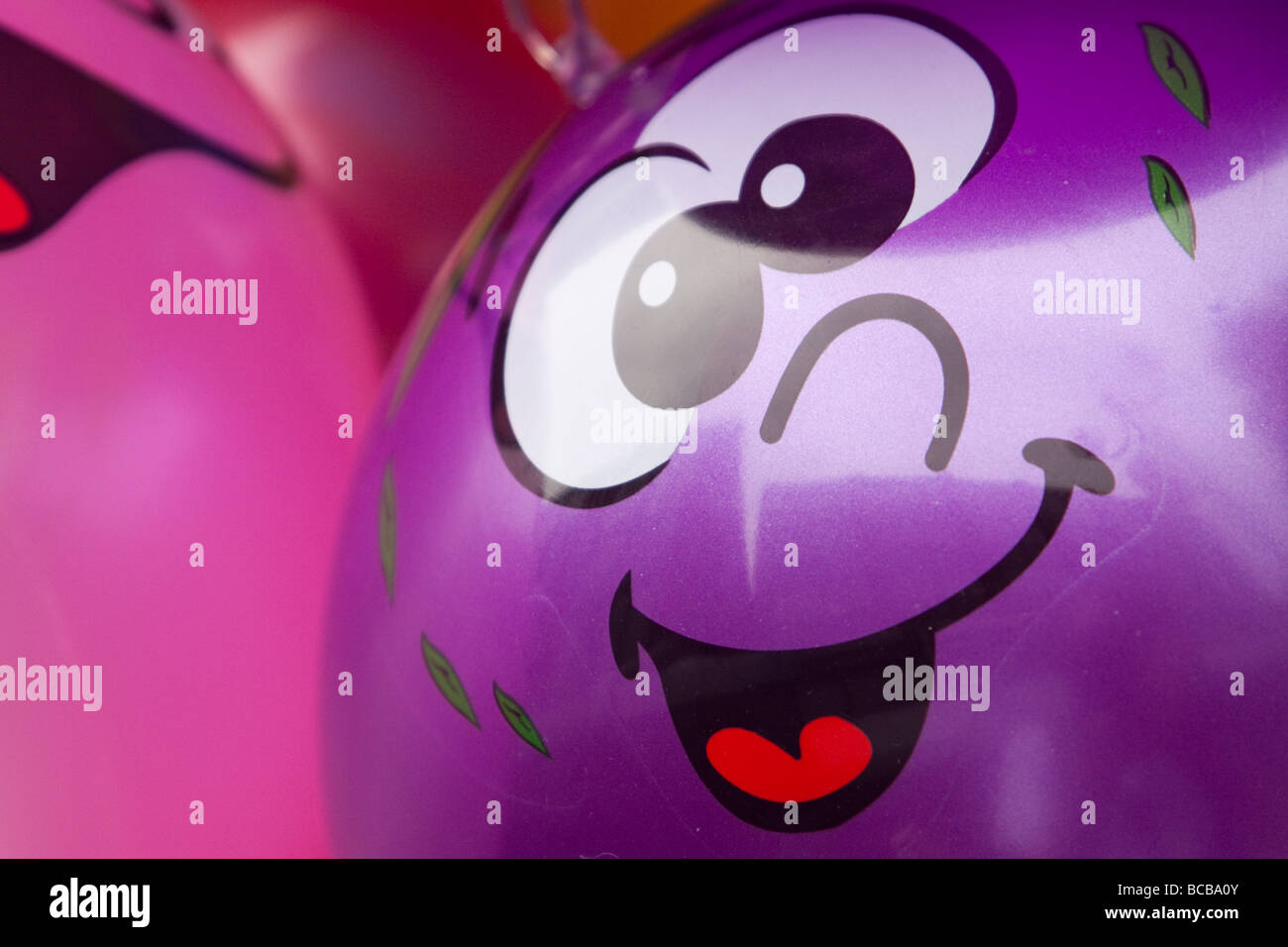 Balloon with smiling face Stock Photo - Alamy