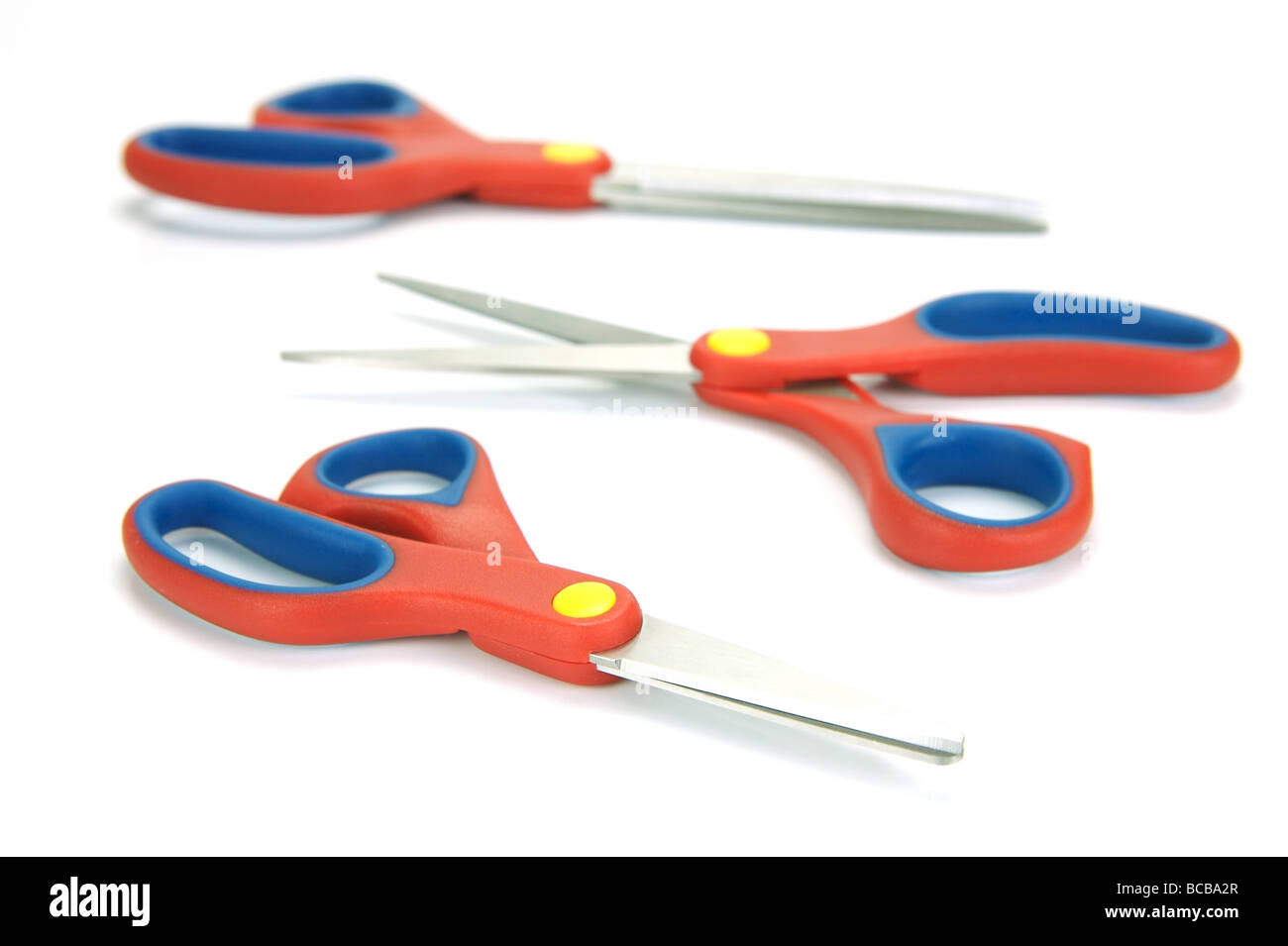 Scissors isolated against a white background Stock Photo - Alamy