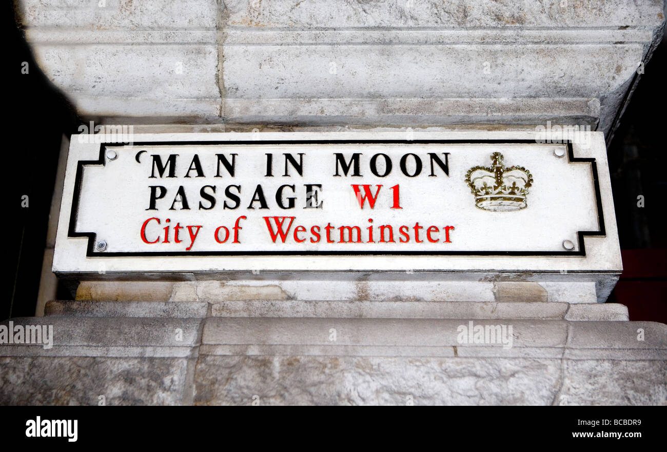 An eye-catching road sign just off Regent s Street, London, England, UK ...