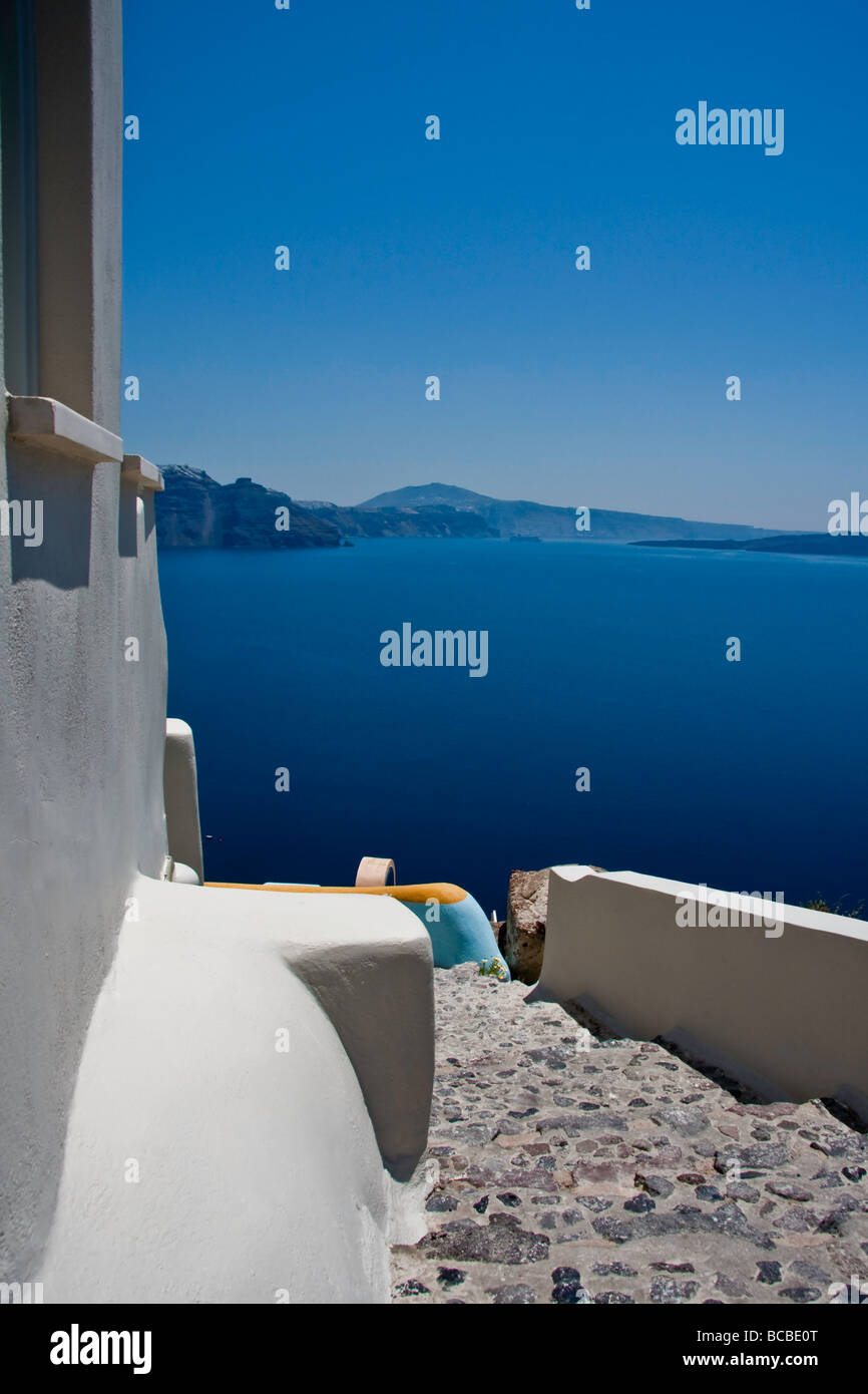 Santorini Oia Greek island Volcano Holiday Sea Vacation Greece Stock ...