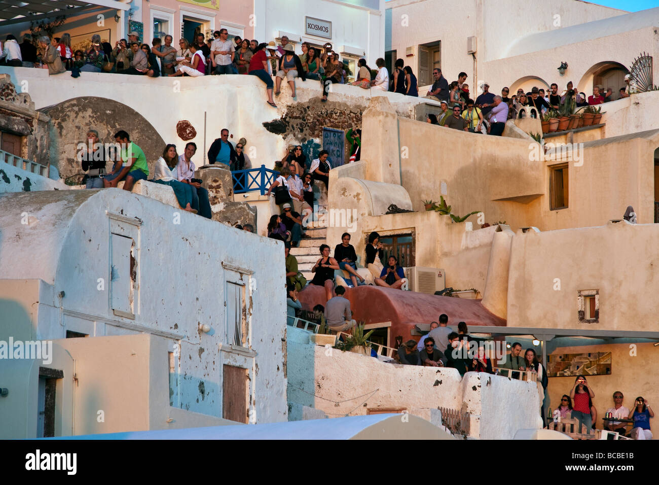 Santorini Oia Greek island Volcano Holiday Sea Vacation Greece Stock ...