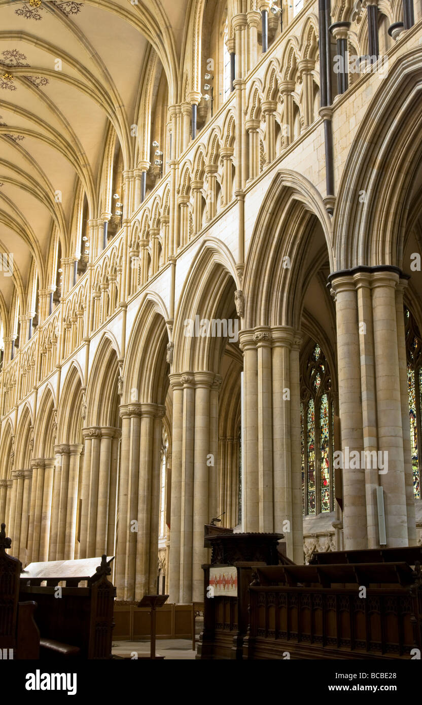 Interior of Beverley Minster, East Yorkshire Stock Photo - Alamy