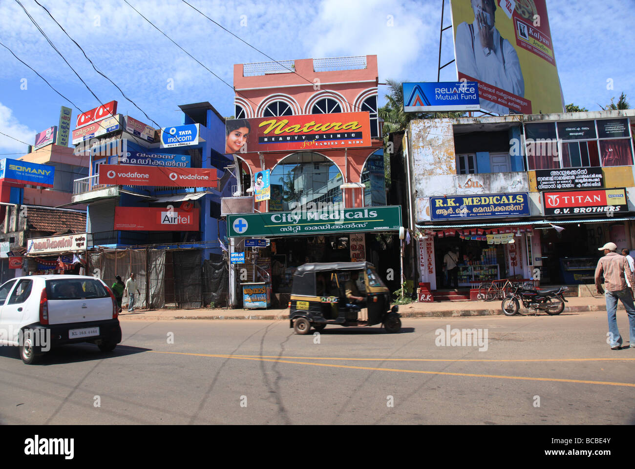 Varkala Town, Kerala India Stock Photo: 24838827 - Alamy