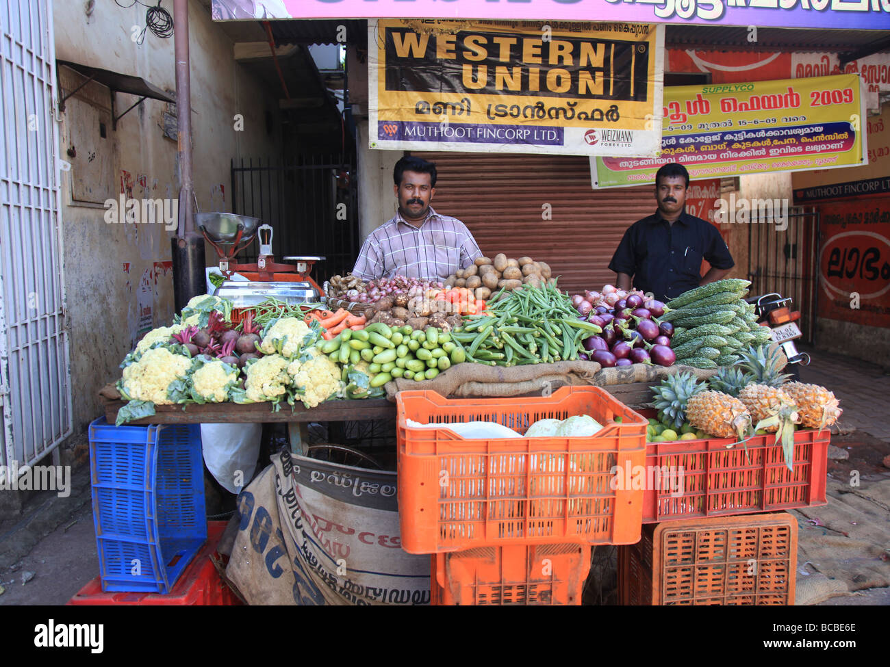 Indian vegetable stall hi-res stock photography and images - Alamy