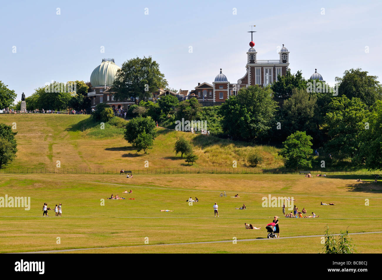 Royal Observatory and Greenwich Park London SE10 United Kingdom Stock ...