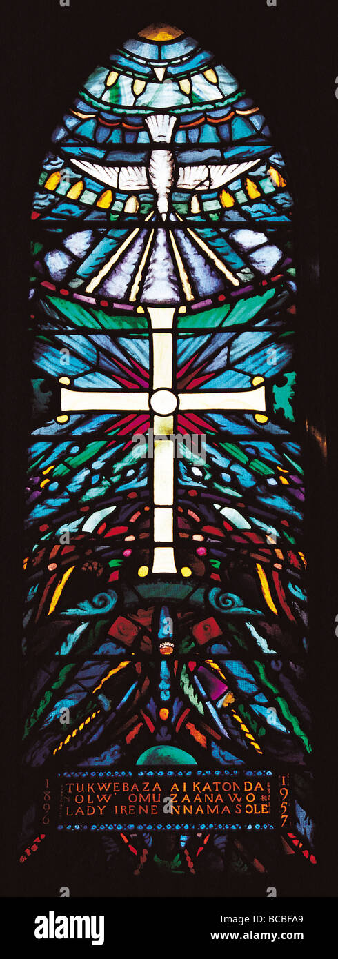 Stained glass window in St Saint Paul s Anglican Cathedral Namirembe ...