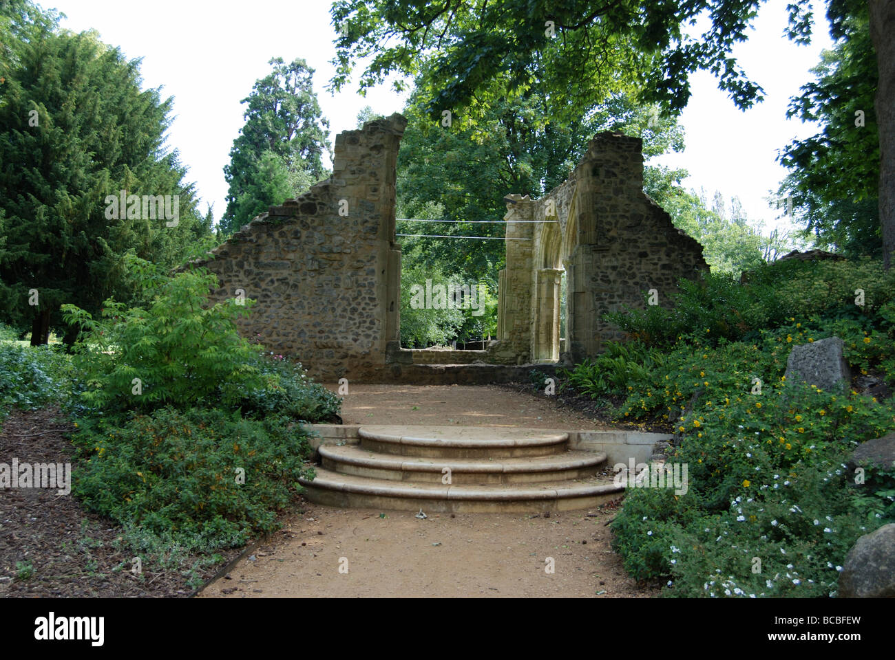 Trendells folly in the abbey gardens at Abingdon Stock Photo - Alamy