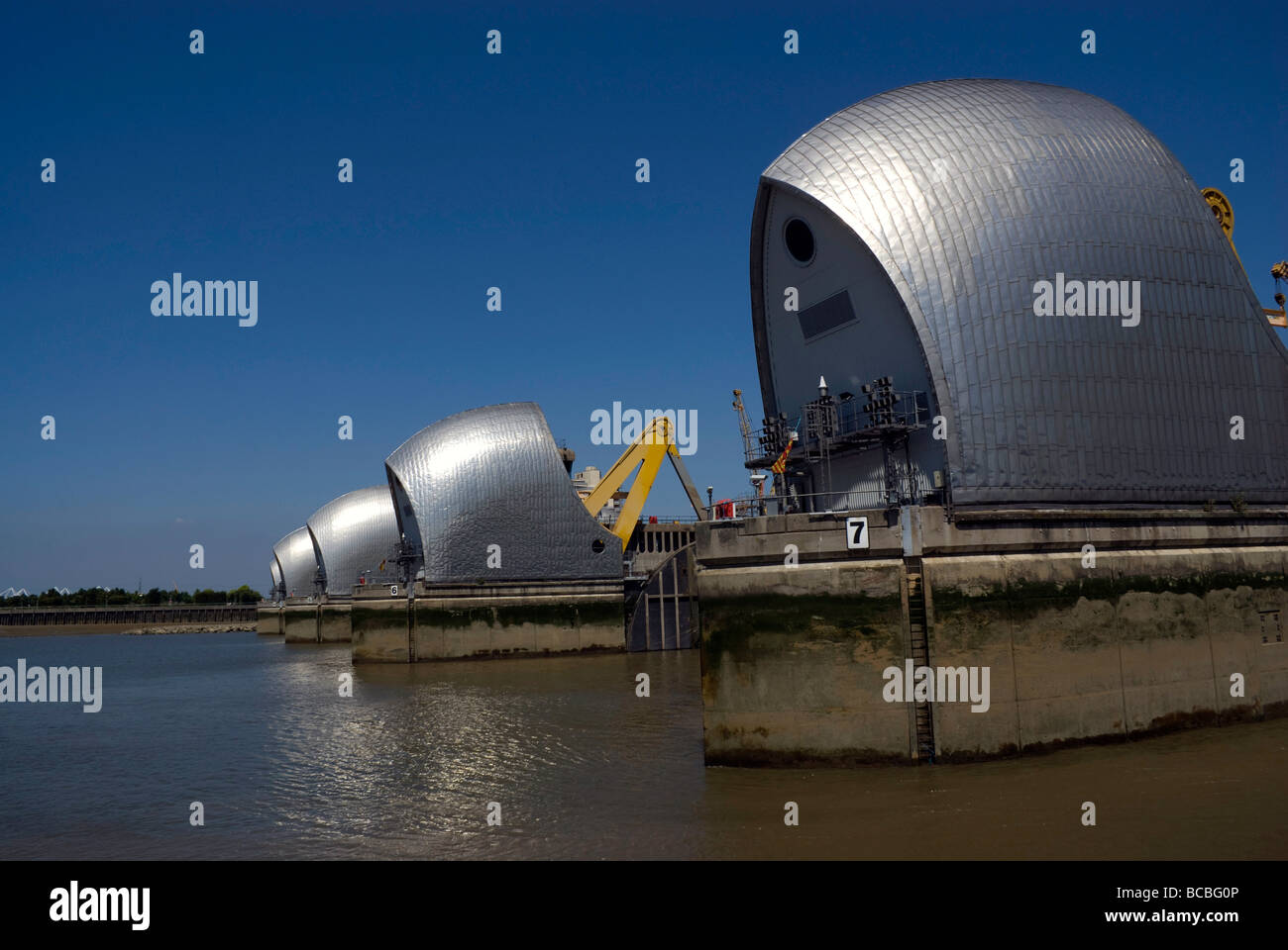 The Thames Barrier, London, England Stock Photo - Alamy