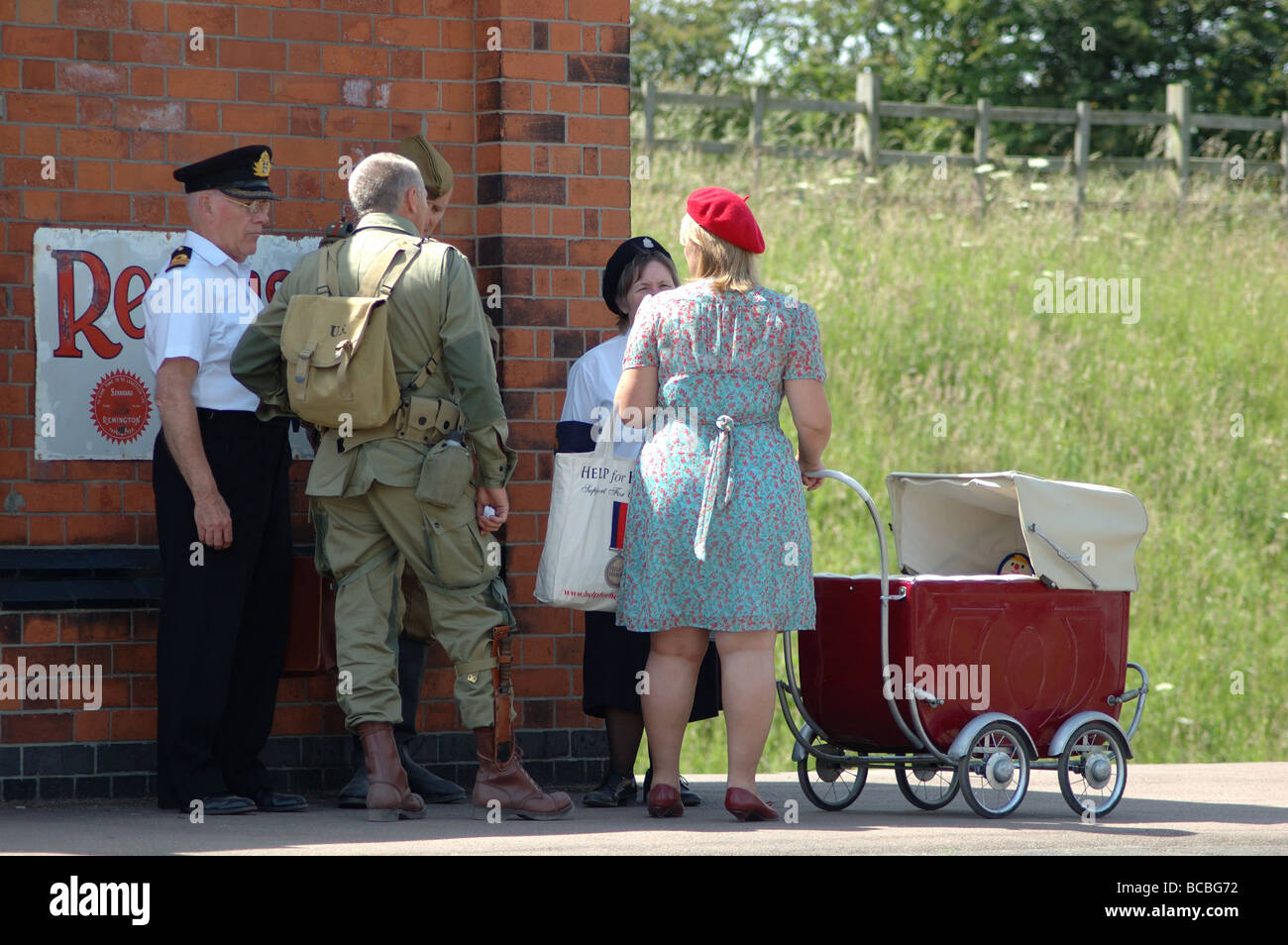 wartime weekend on the Great Central Railway, Quorn, Leicestershire ...