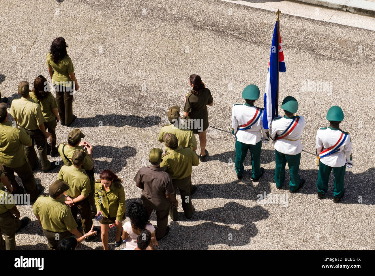 cuba havana cuban soldiers Stock Photo - Alamy