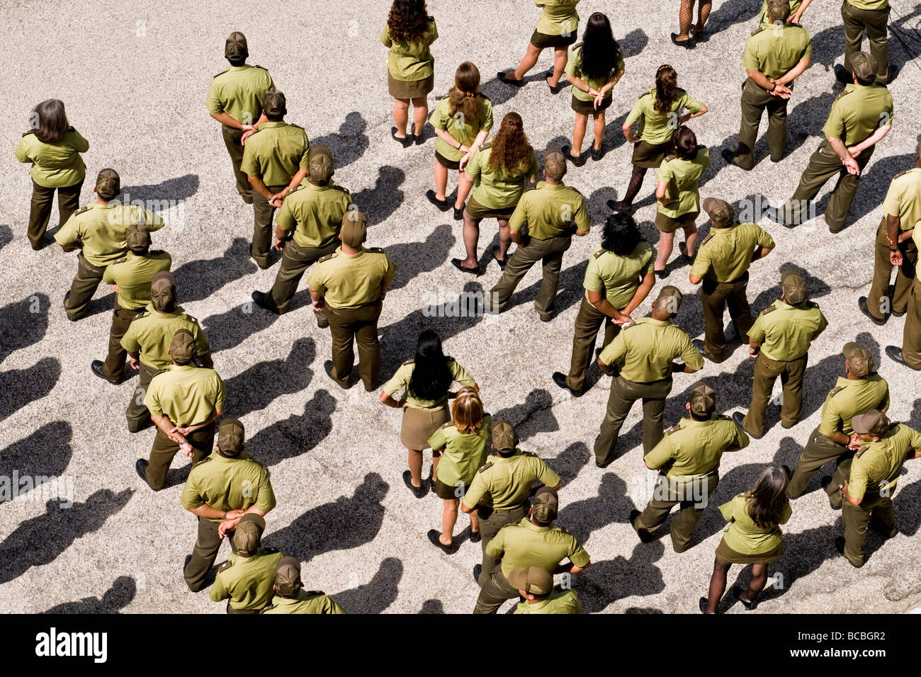 cuba havana cuban soldiers Stock Photo - Alamy