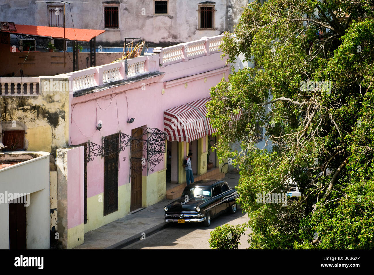 cuba havana view from the window Stock Photo - Alamy